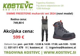 Muharski set SIMMS Freestone - model 2024 (škornji + čevlji) - Trgovina ...